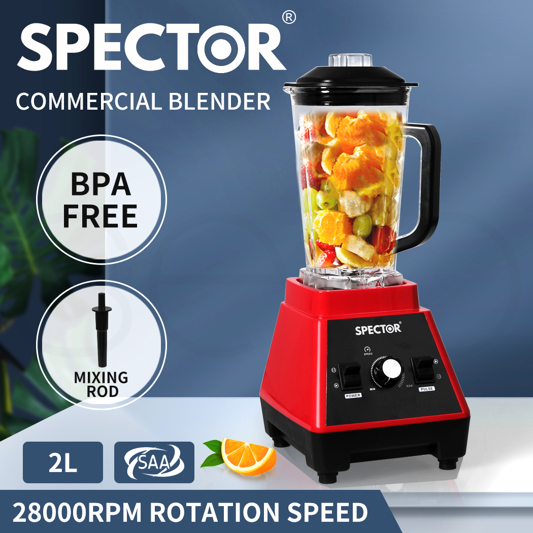 Spector 2L Commercial Blender Mixer Food Processor Juicer Smoothie Ice ...