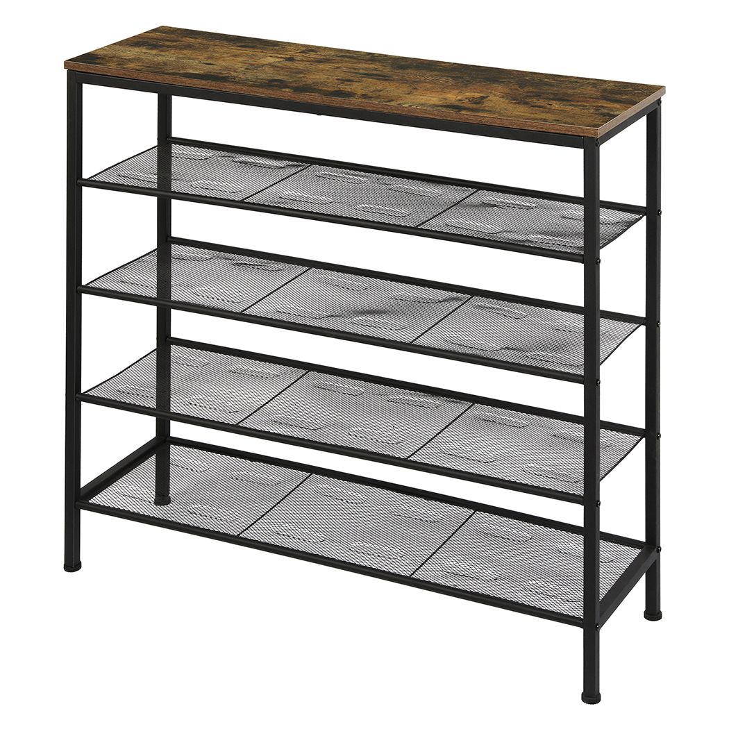 Levede 5-Tier Shoe Rack Console Table Storage Organisers Industrial ...