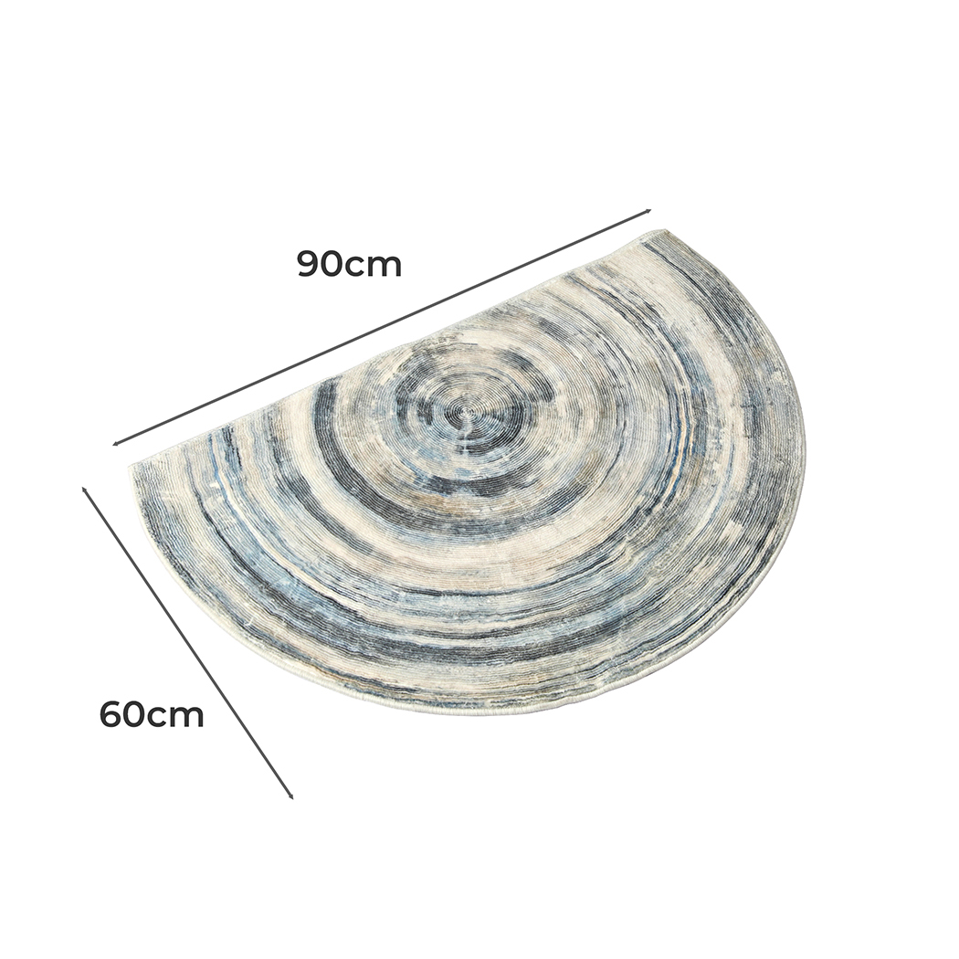 Door Mat Half Moon Semi-Circle Rug 60x90 Marlow | eBay Australia