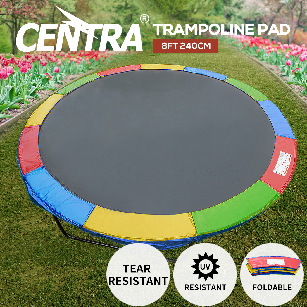 Centra Replacement Trampoline Mat Round Spring Cover Top 8ft 10ft 12ft ...